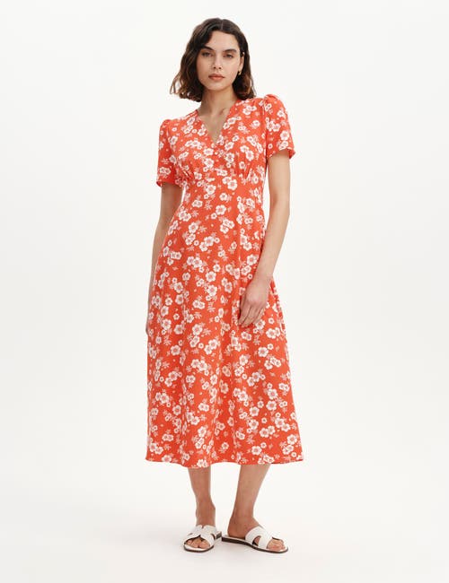 FINERY LONDON Finery London Nieve Petite Short Sleeve Midi Dress